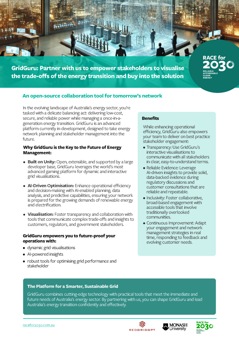 GridGuru - RACE for 2030